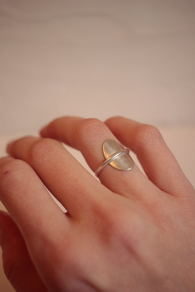 Shield Ring – Forged Coast Goldsmith